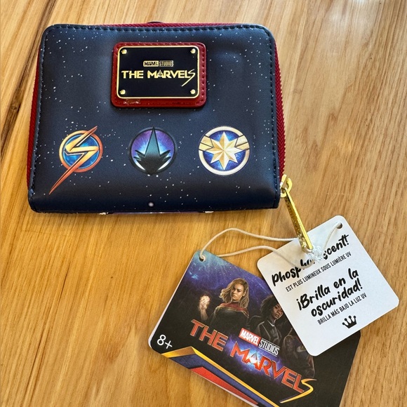 Loungefly | Bags | Nwt Loungefly Wallet The Marvels Glows In The Dark ...